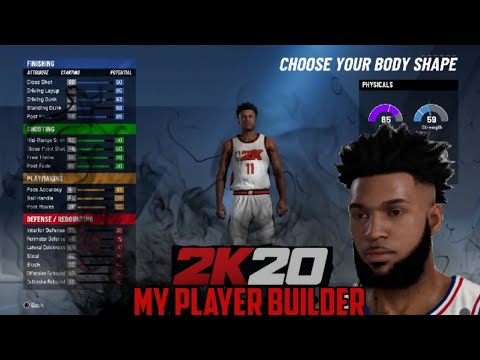 2k20 player Builder - YouTube