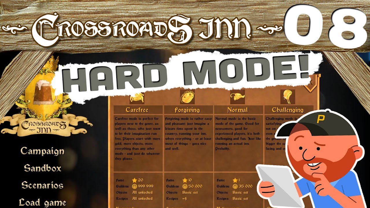 Crossroads Inn Ep 08 | "Getting Started in HARD mode!" Medieval Tavern ...