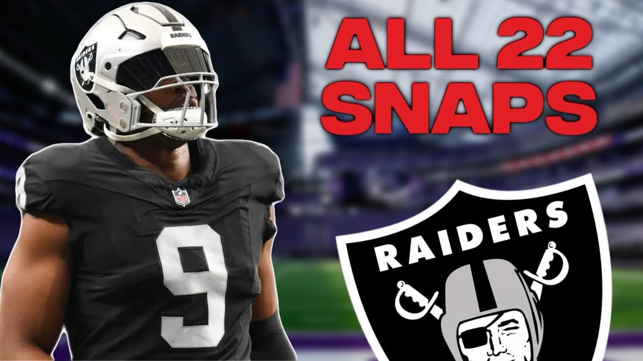 Raiders Tape: EVERY Tyree Wilson Snap Week 1 Pre-Season - YouTube