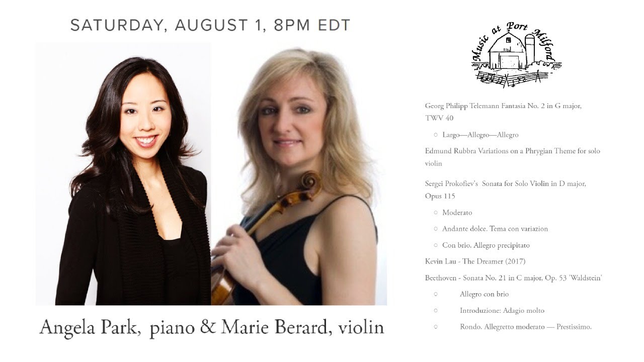 Faculty Artist Concert: Marie Berard & Angela Park - YouTube