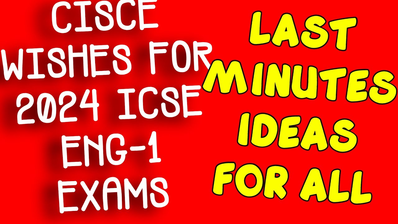 ICSE 2024 | Follow this Strategy in the EXAM HALL to score 80/80 in ...