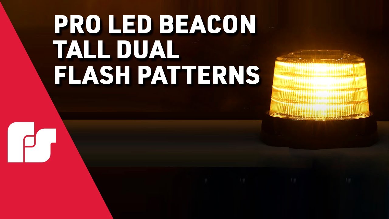 Federal Signal Pro LED Beacon Flash Patterns – Tall Dual - YouTube