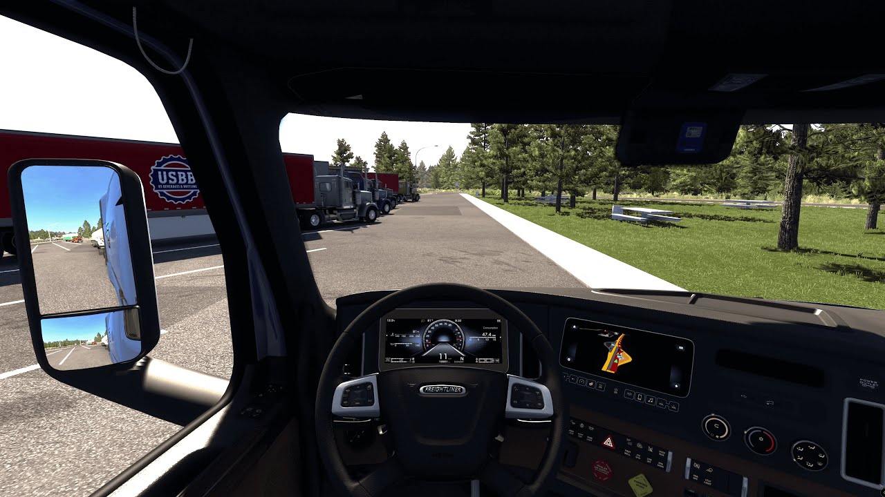 ATS Gameplay | Delivery from Seattle to Butte - 4K 60 FPS - YouTube