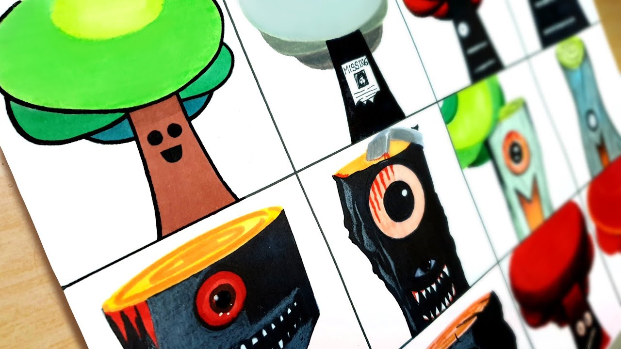 Drawing Sprunki (Mr. Tree) Phase 1-12 - INCREDIBOX SPRUNKI - YouTube