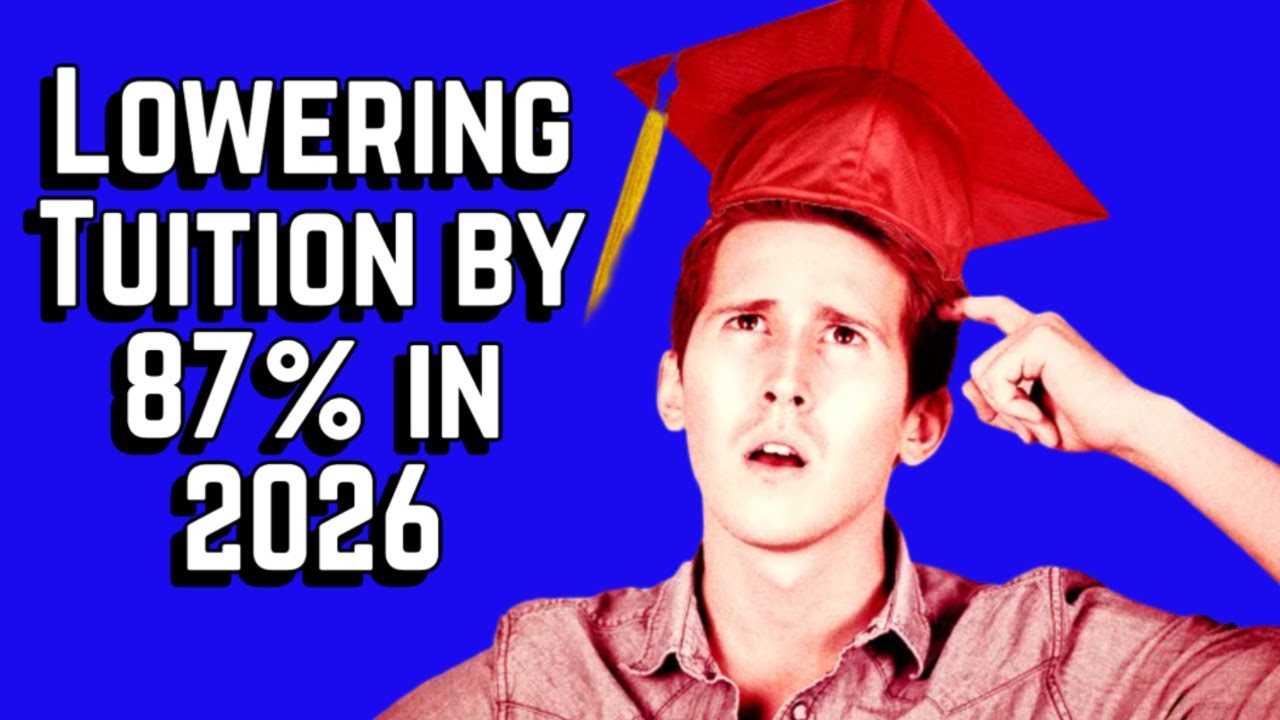 We Can Lower Tuition by 87% in 2026 - YouTube