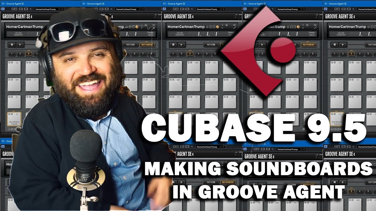 Cubase 9.5 Tutorial - How To Make a Soundboard in Groove Agent - YouTube