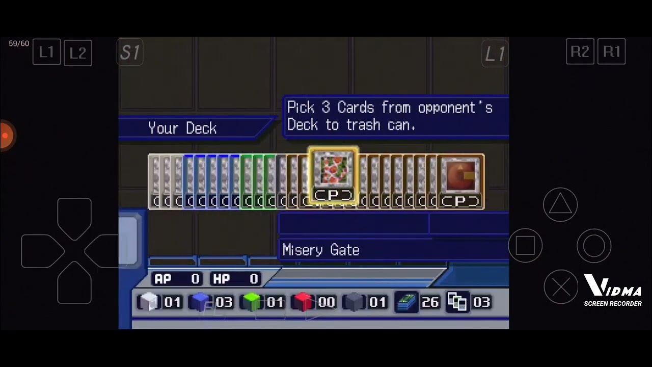 Digimon world 3 card battle vs kingetemon. Easy win with this deck 😂 ...