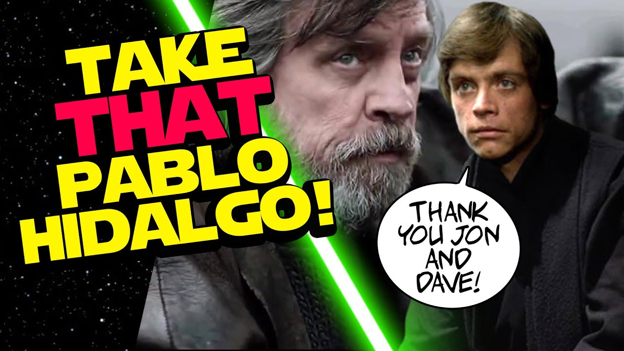 Mark Hamill THANKFUL for Luke Skywalker Return! Throws SHADE at Pablo ...