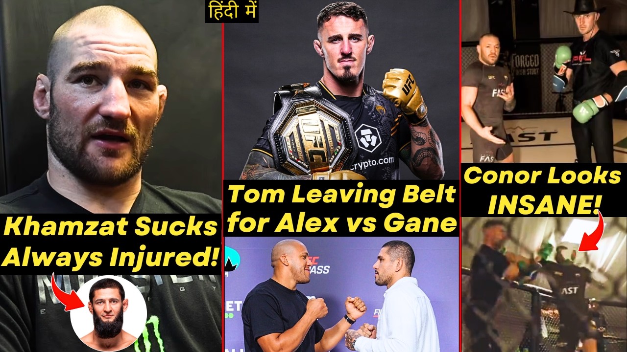 Tom Aspinall To VACATE Belt For Pereira vs Gane? Conor Training Video ...