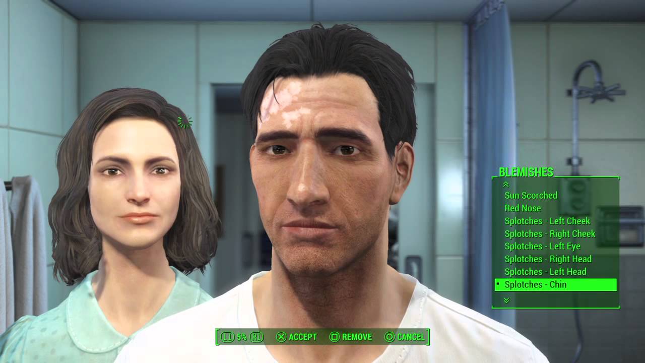 Fallout 4 Menu and Character Creation - YouTube