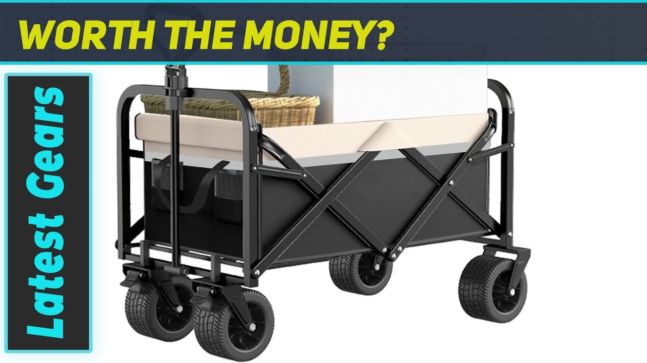 Collapsible Folding Wagon: Ultimate Beach & Outdoor Companion? - YouTube