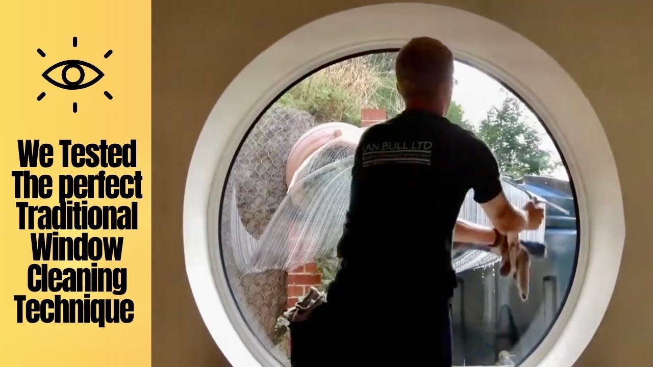 The Perfect Traditional Window Cleaning Technique - YouTube