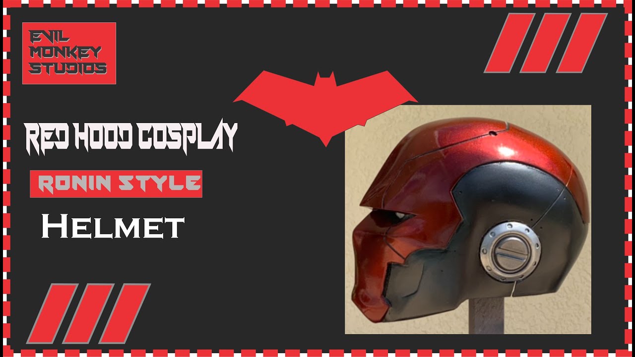 Ronin Red Hood Helmet - YouTube