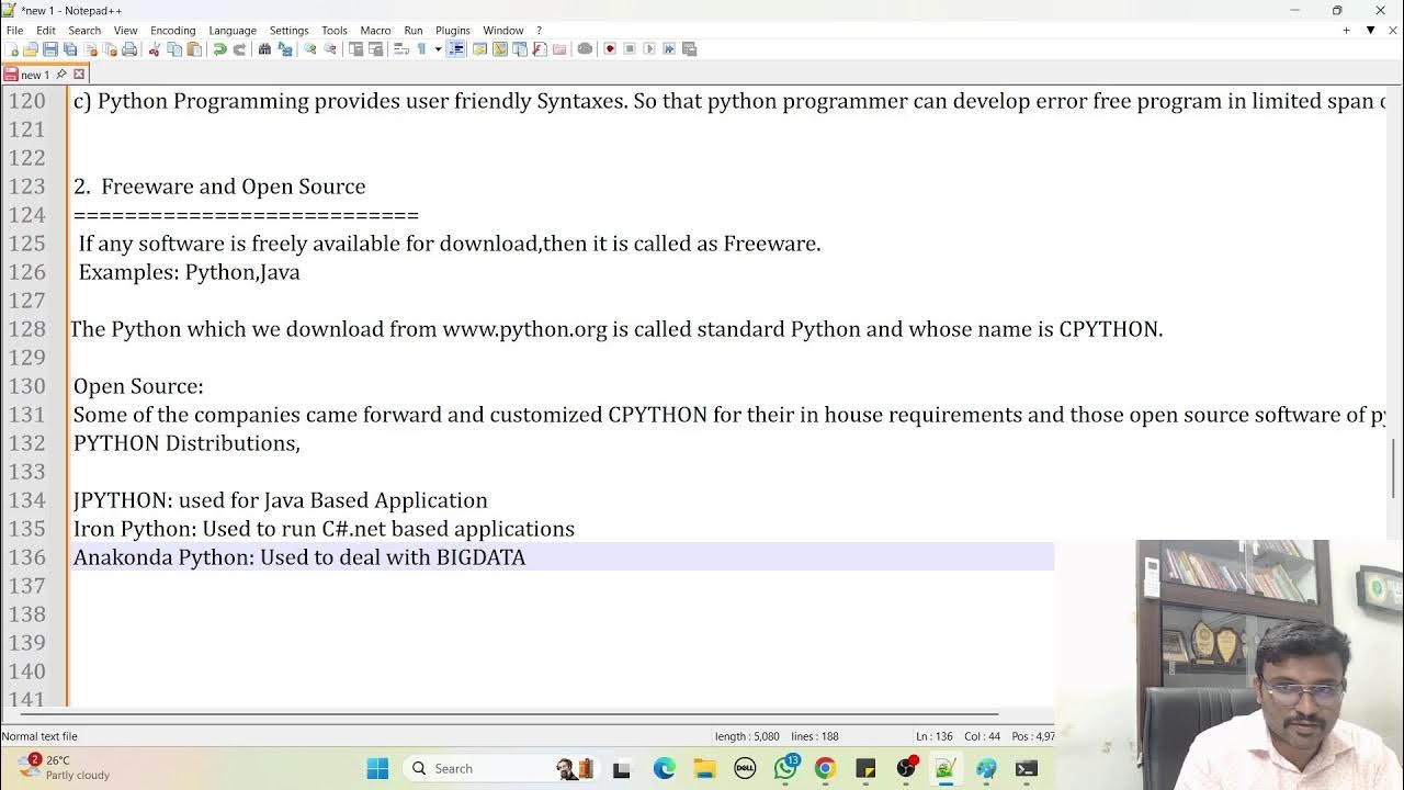 Python Programming - Features of Python Programming - YouTube
