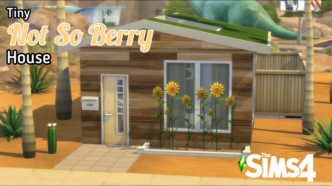 Tiny Not So Berry Home (Yellow) // The Sims 4 Speed Build - YouTube