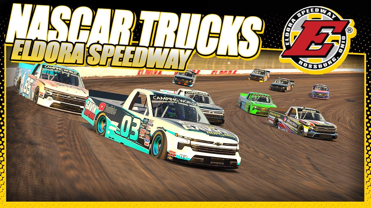NASCAR Trucks - Eldora Speedway - iRacing - YouTube