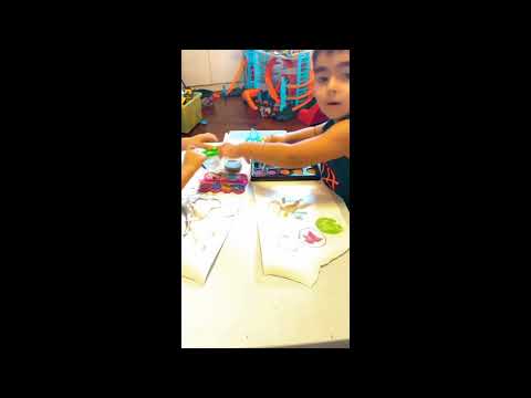 Eğlenceli video/ abi-kardeş aktivitesi/ boyama-çizme