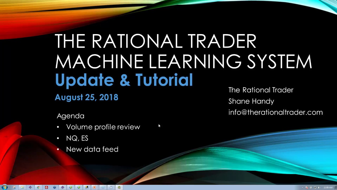 Machine Learning update: volume profile review and next steps - YouTube
