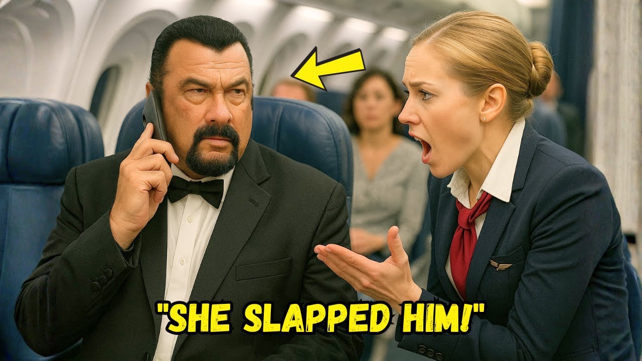 FLIGHT ATTENDANT SLAPS STEVEN SEAGAL — AND THE ENTIRE PLANE FALLS ...