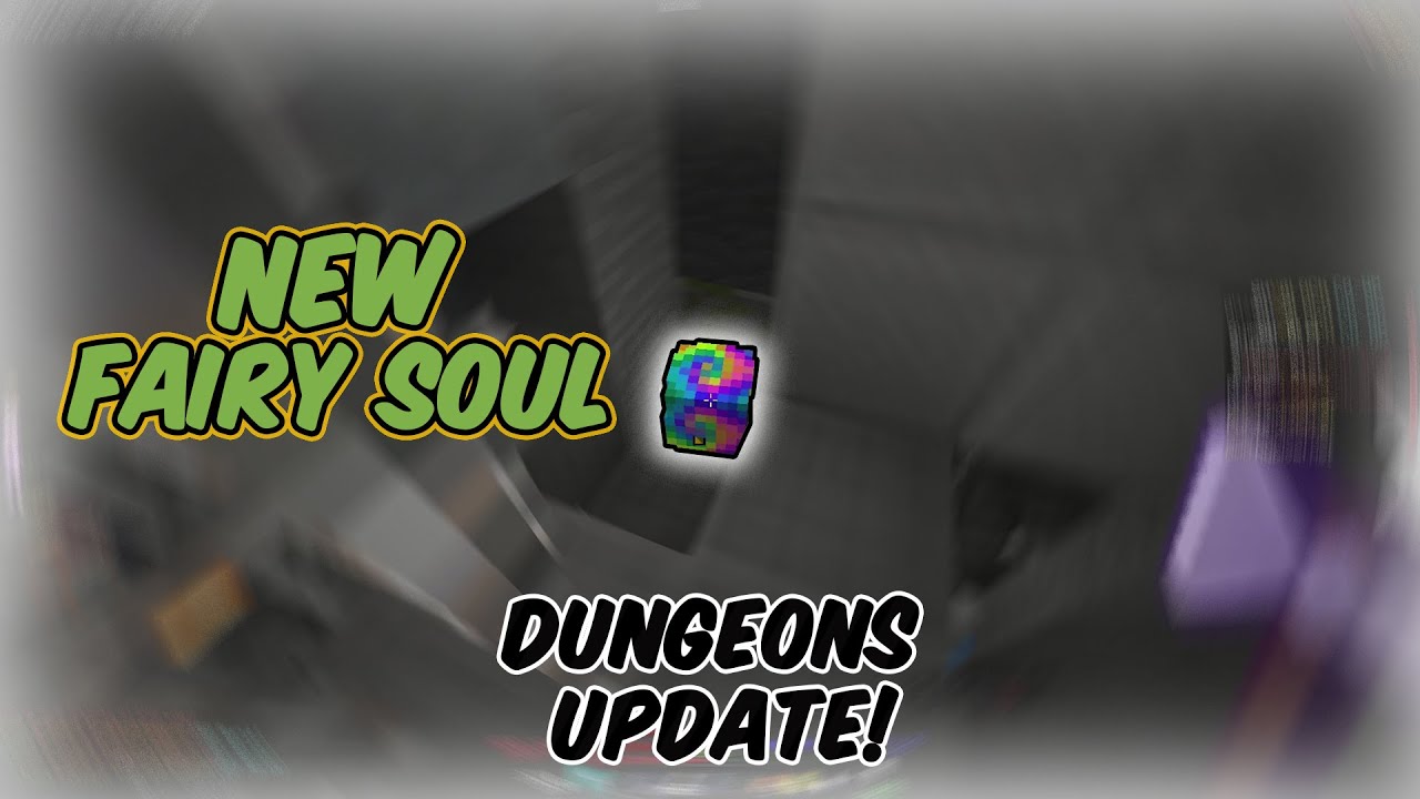*New* Fairy soul in Hypixel Skyblock Hub. (Dungeons Update) - YouTube