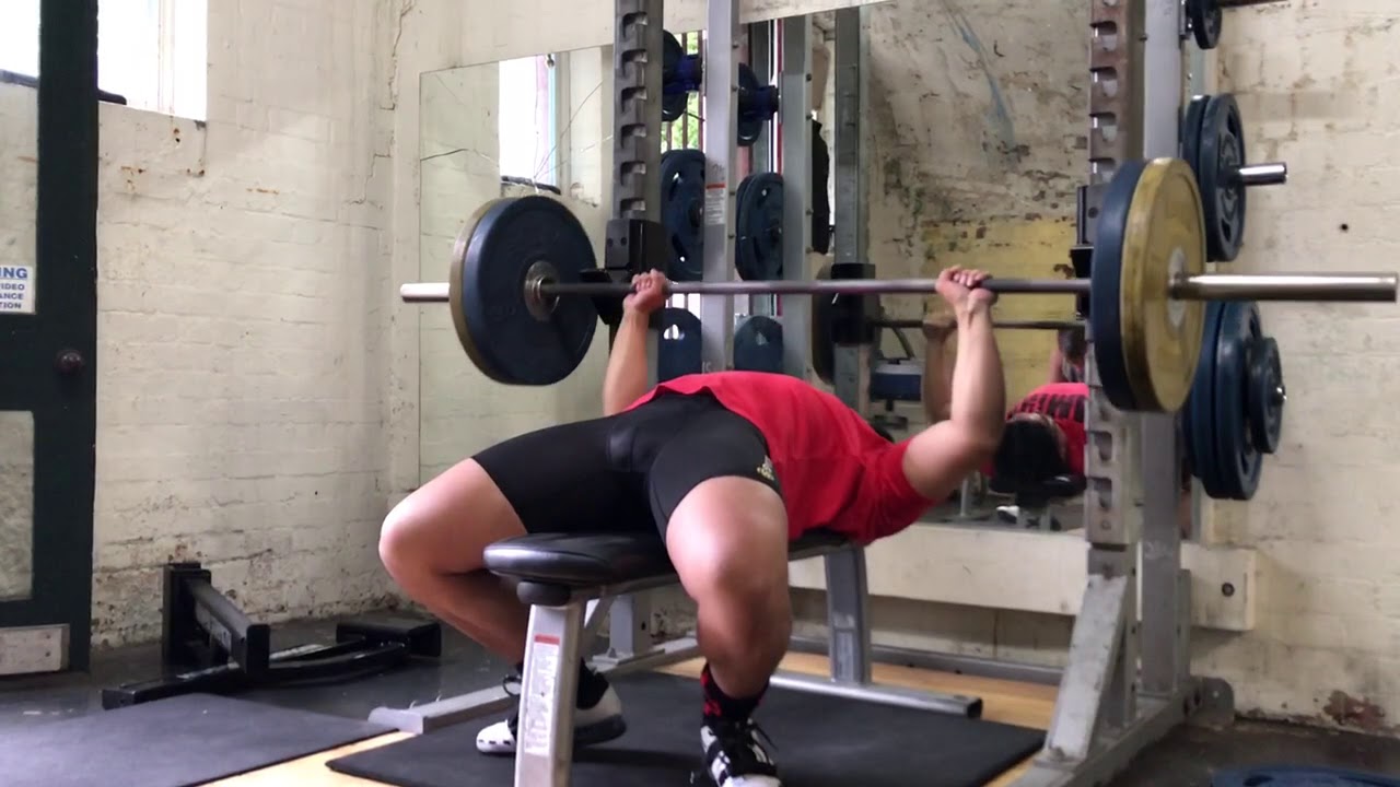Bench 90kg x 2 - YouTube