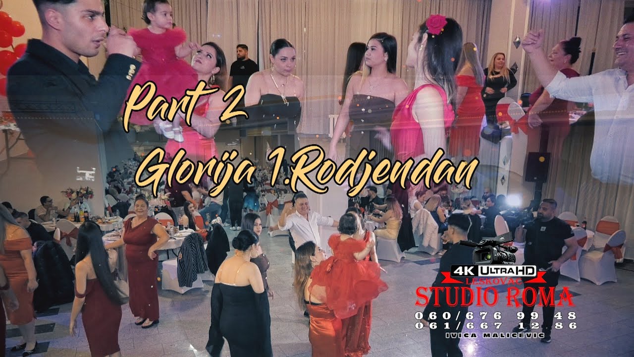 GLORIJA 1-RODJENDAN PART2 BERLIN 08.03.2025 - STUDIO ROMA IVICA 4K ...