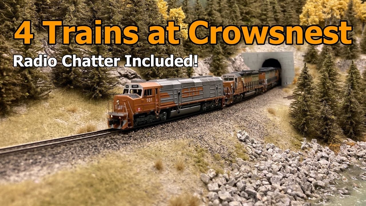 Railfanning on the BC/Alberta Border - Scanner Chatter included! - YouTube