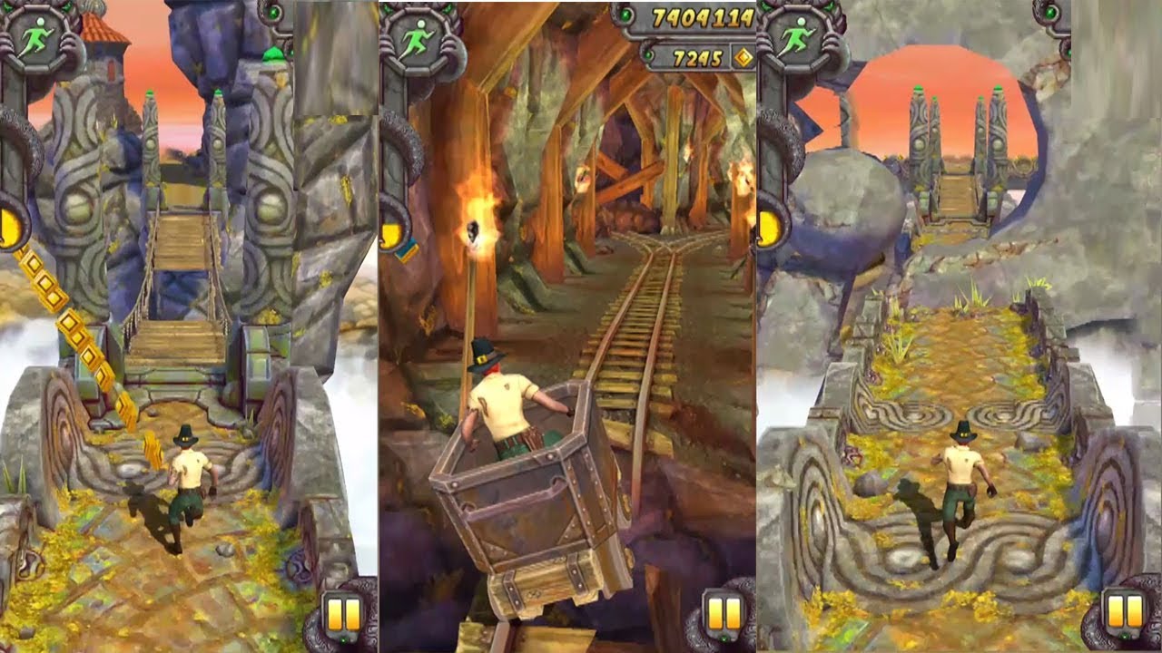 Temple Run 2, New Gameplay For Children - YouTube