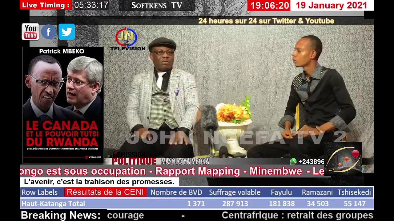 Info de la RDC 24/24 - YouTube