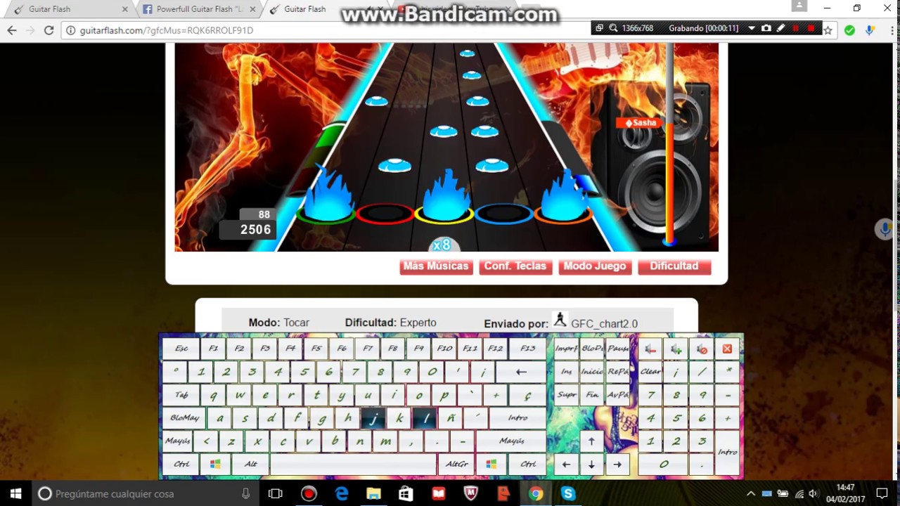 Coño Metal por Dross 100% FC Expert Guitar Flash Custom - YouTube