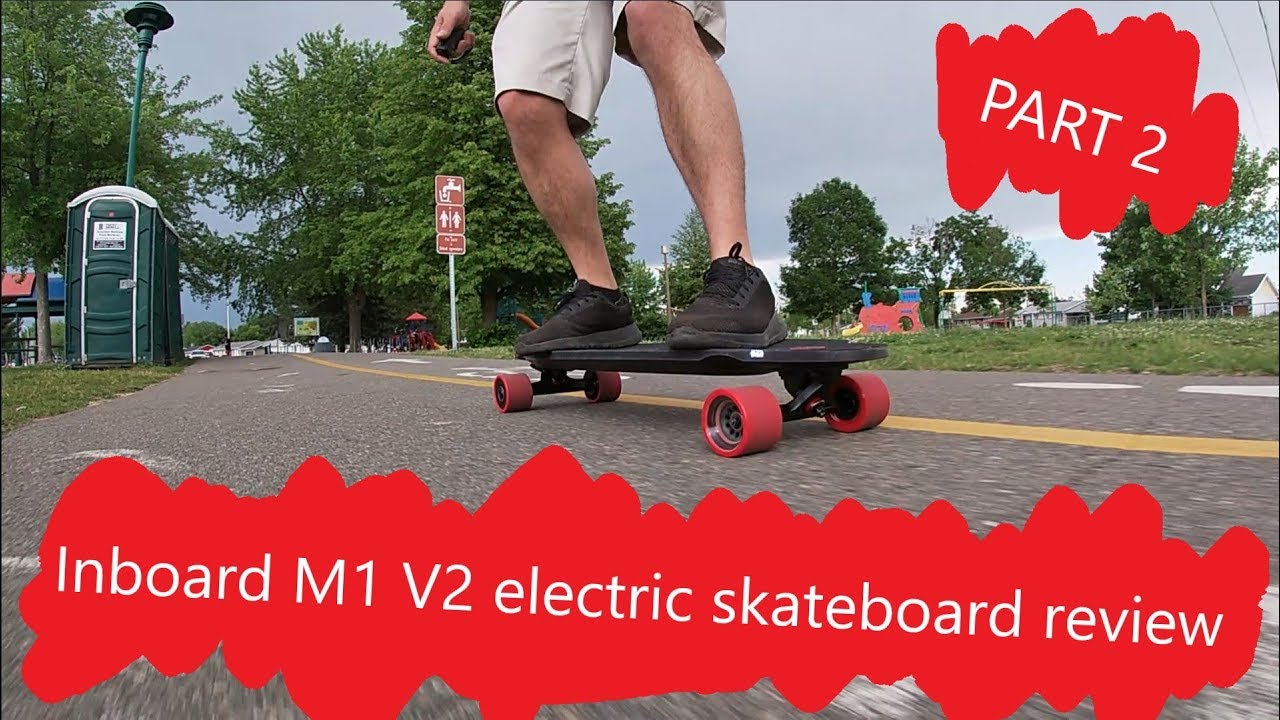 Inboard M1 V2 electric skateboard review (Part 2) - YouTube