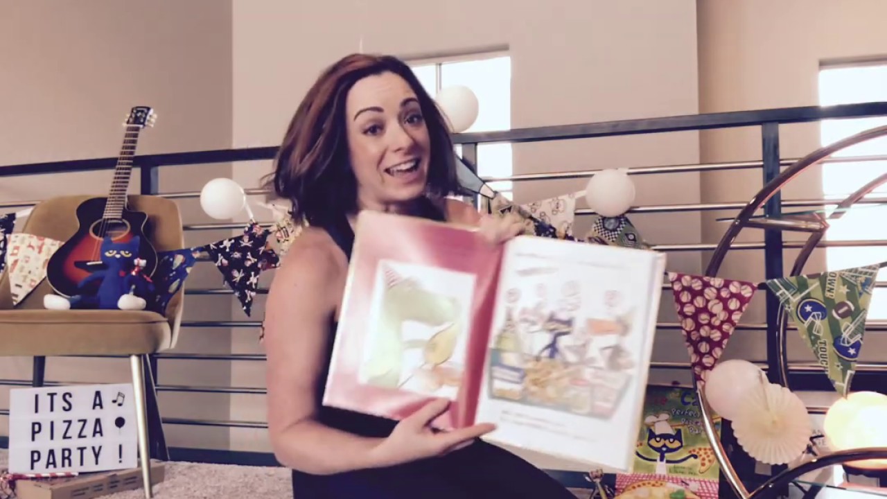 Kids yoga with Jillian, Pete the Cat, & The Perfect Pizza Party! - YouTube