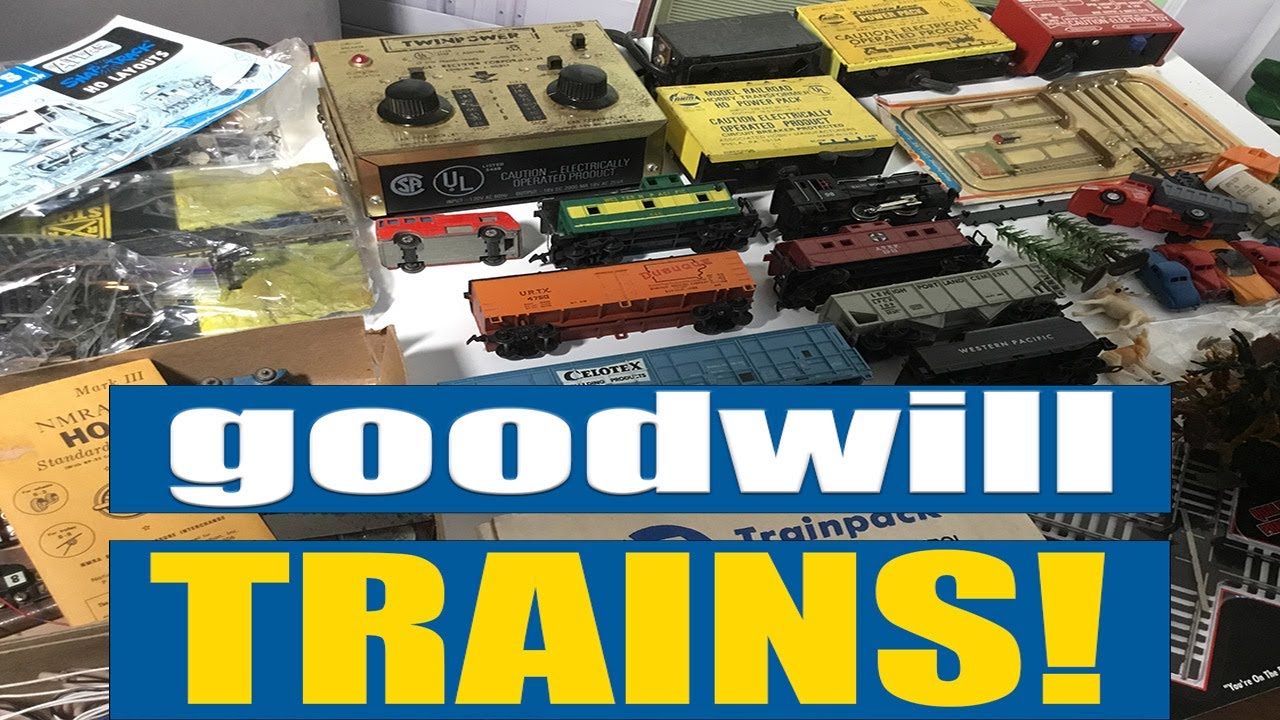 Goodwill Mystery Collector Train Box! - YouTube