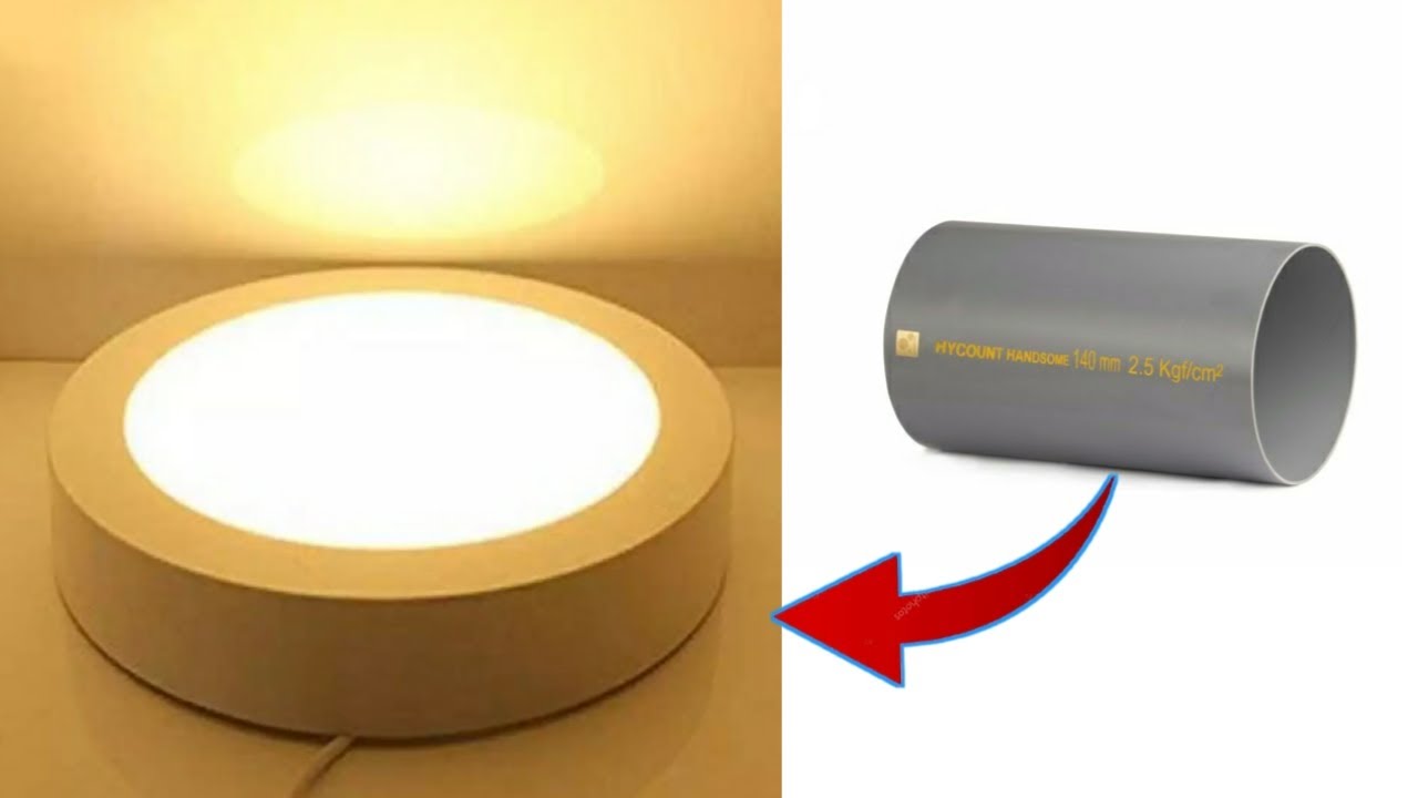 How To Make Led Ceiling Light Duble Colour || Diy Home Lights || - YouTube