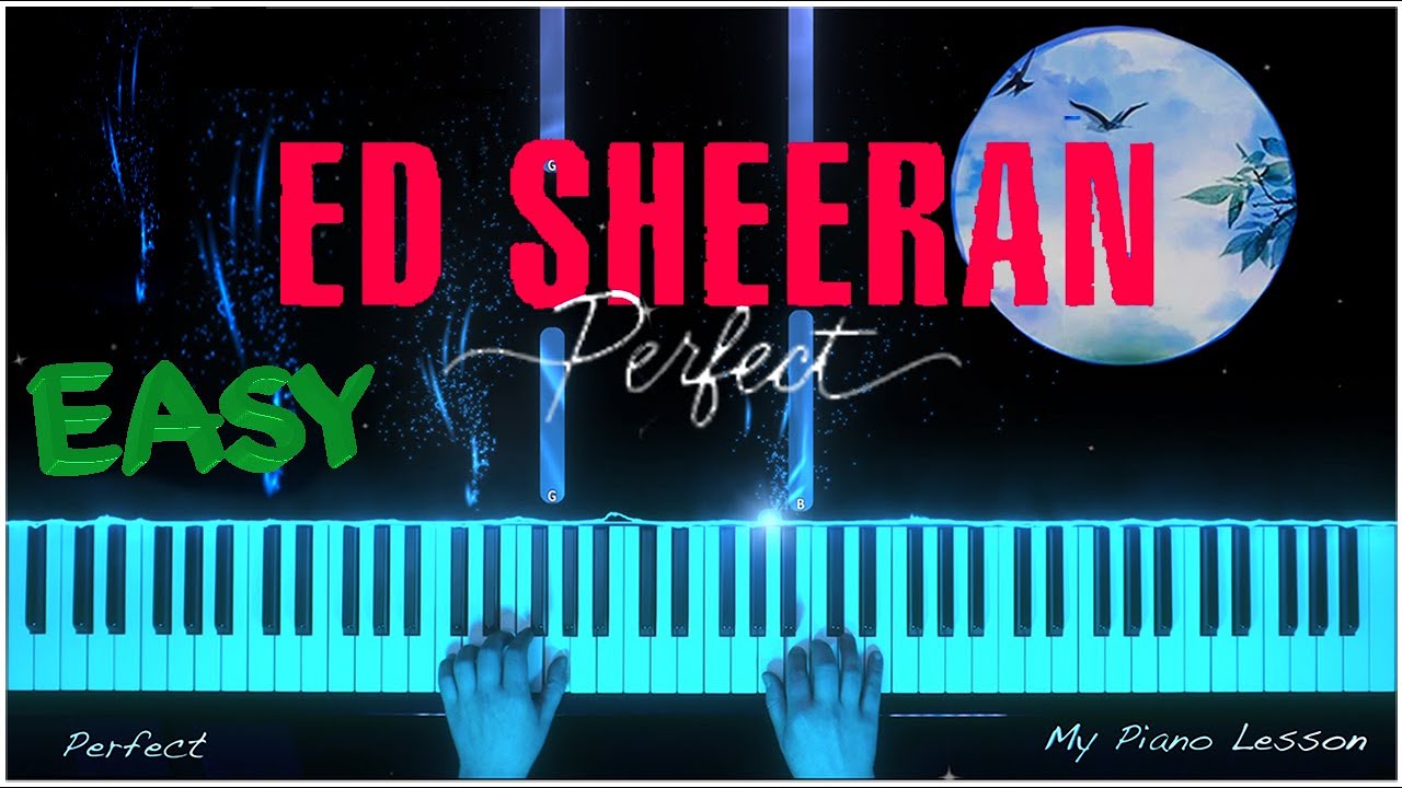 Ed Sheeran Perfect Easy Piano Tutorial Easy Piano Lesson Youtube