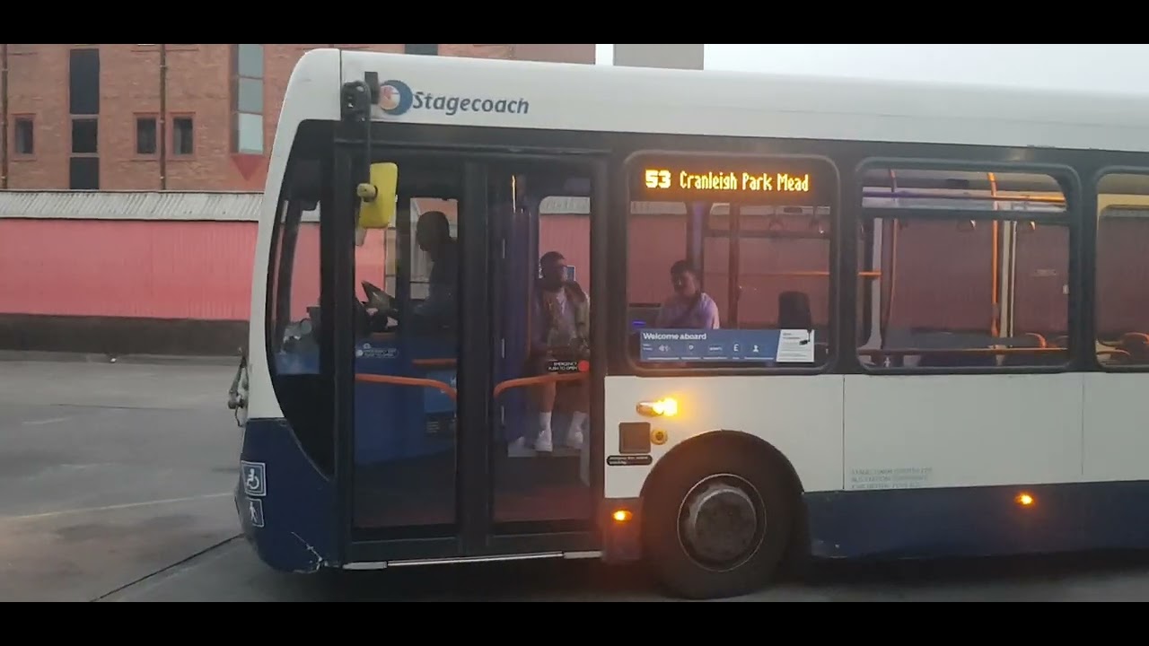 Here is the stagecoach bus 36836 on the number 53 in Guildford Saturday ...