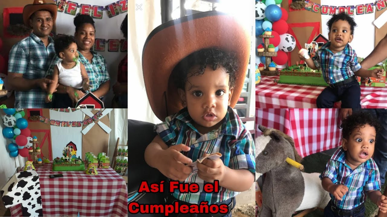 Cumpleaños de Eydan (Así fue su Primera Fiesta) , Se gozo su Cumpleaños ...