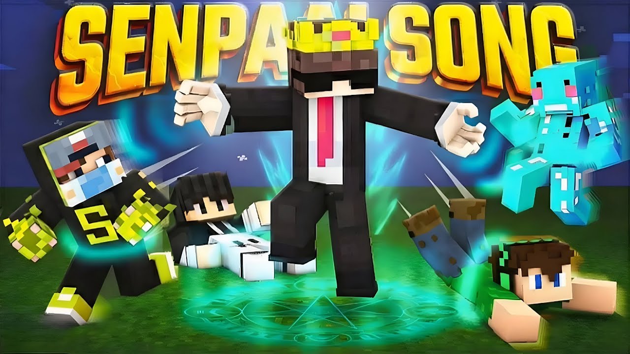 "THE AURA MASTER 👑 Minecraft Senpai Music Video" - YouTube