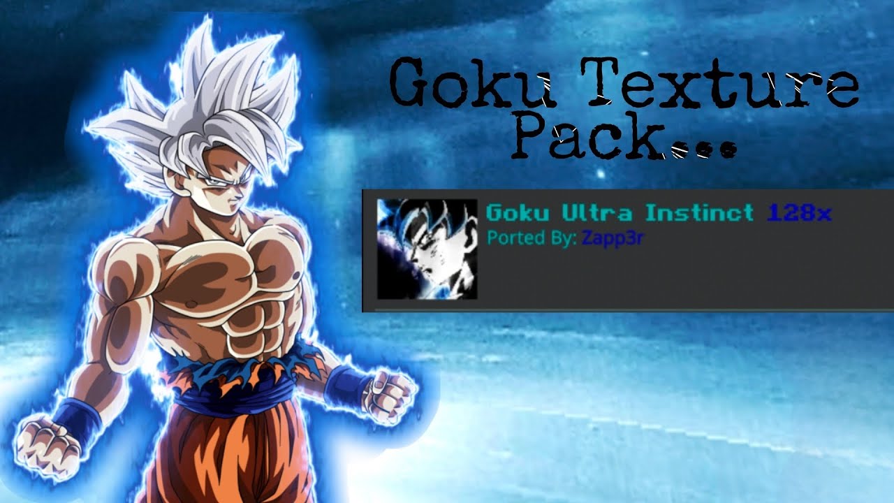 This Minecraft Texture Pack is for Goku Fans... - YouTube