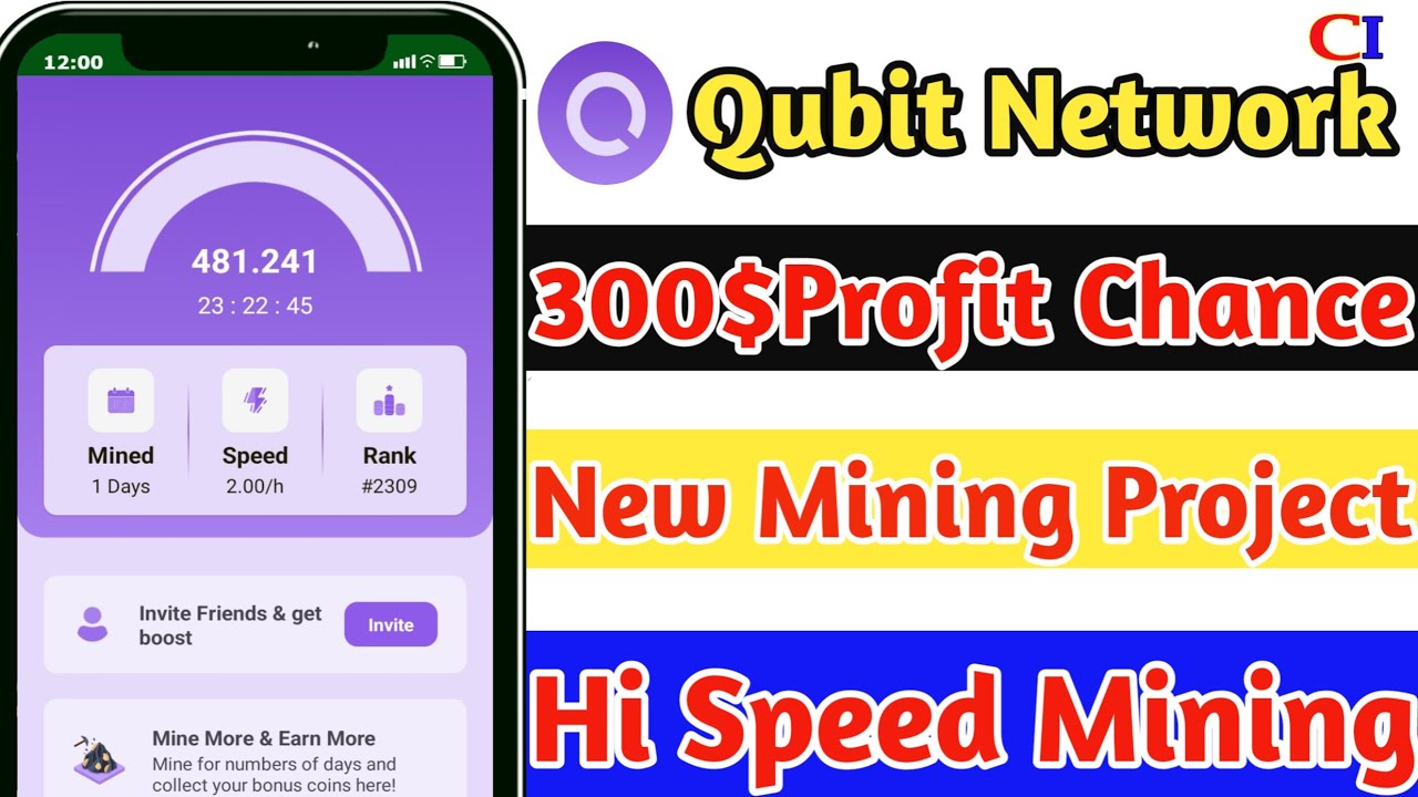Qubit Network Mining ||New Mining Project || Hi Speed Mining Now || @cryptoincomebd24 || - YouTube