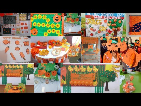 Orange Day activity for school, Amazing ideas for orange day - YouTube