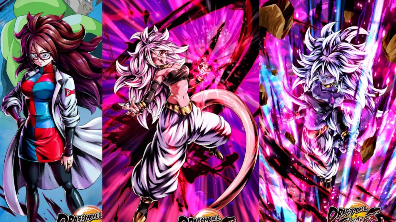 GOOD AND EVIL ANDROID 21 SHOWCASE ON DRAGON BALL LEGENDS - YouTube