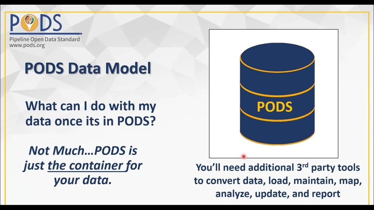 PODS Basics Analyzing Pipeline Data - YouTube