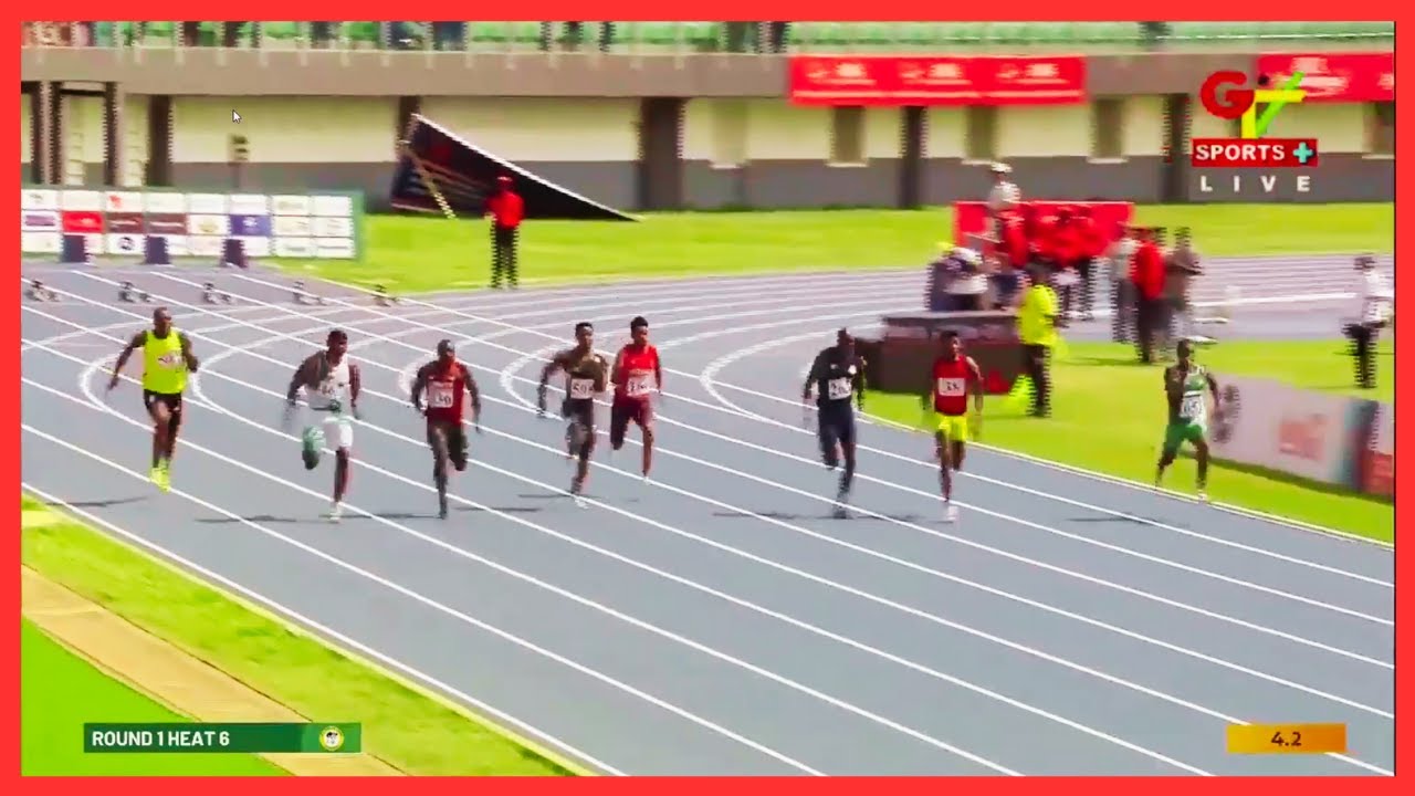 Samuel CHEGE's 100M Men Men's VICTORY|African CHAMPIONSHIP. - YouTube