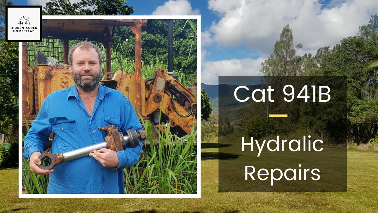 How to CATERPILLAR Maintenance HYDRAULIC CYLINDER Repair - YouTube