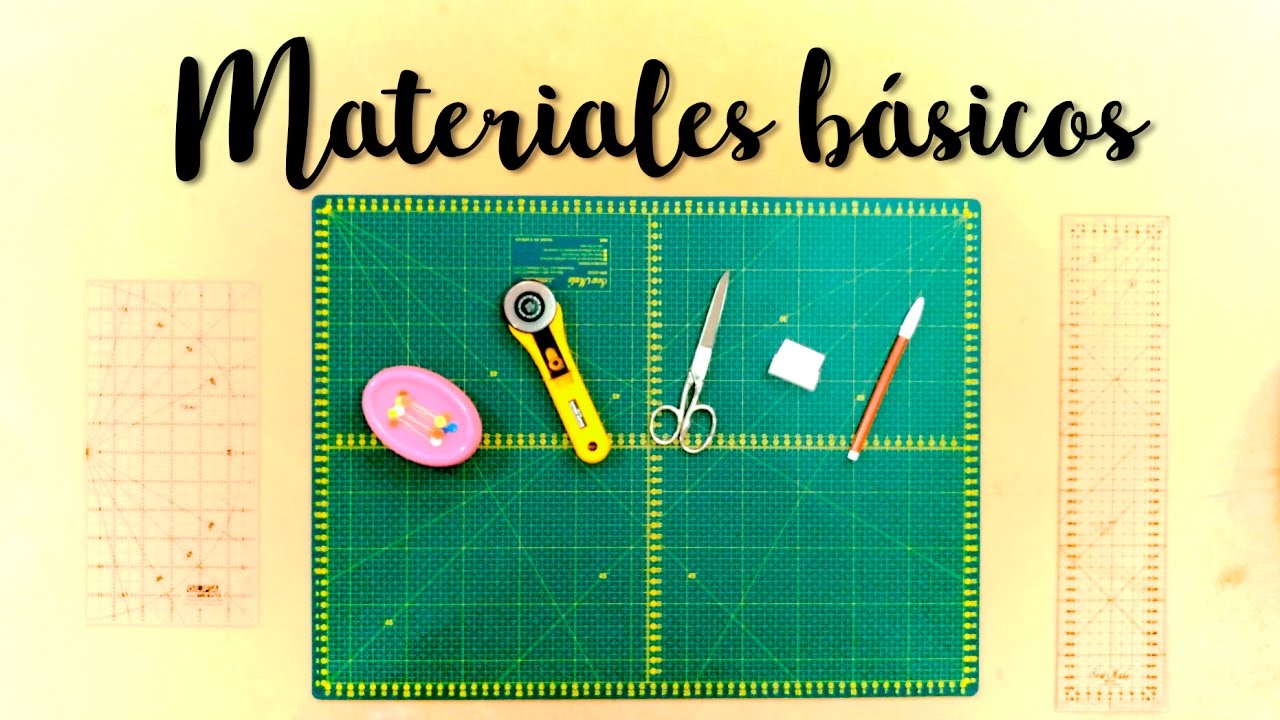 Materiales básicos para Patchwork - YouTube