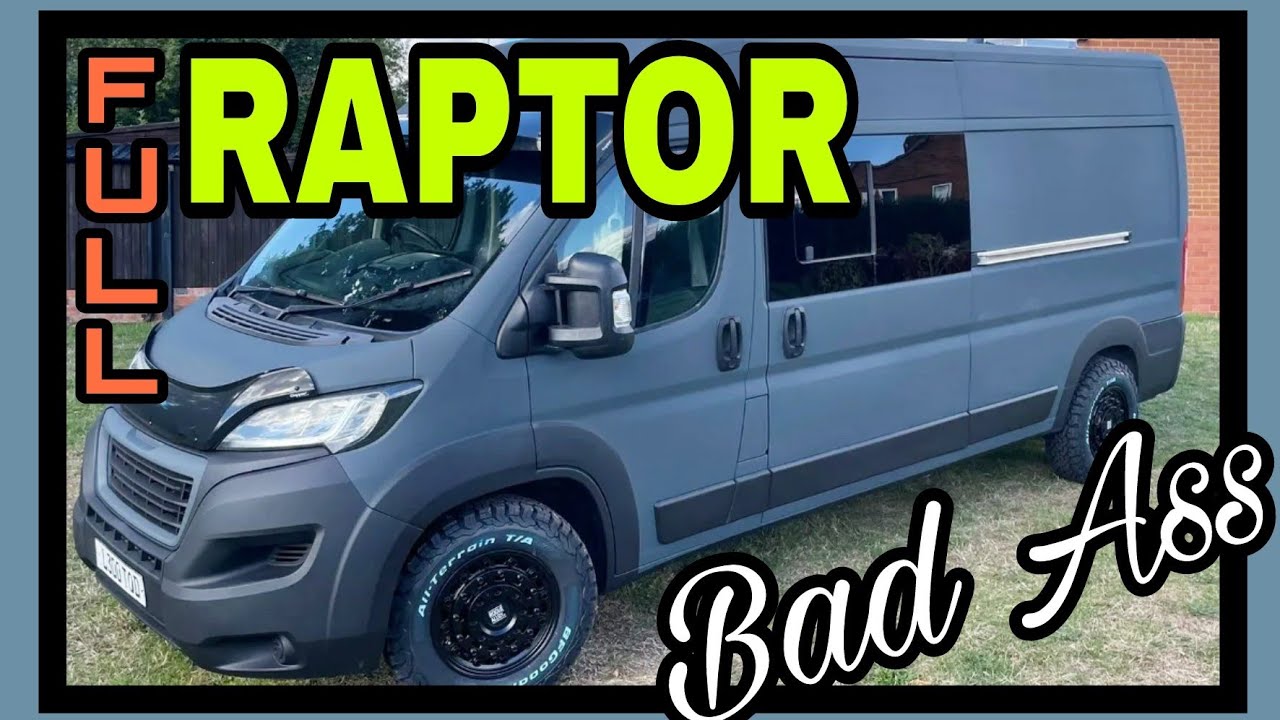 Peugeot Boxer Full RAPTOR. Tyson the BAD ASS looking BOXER - YouTube
