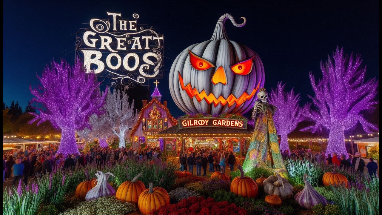 👻 The Great Big 🎃Boo Gilroy Gardens🎃 2024 👻Full Halloween Show # ...