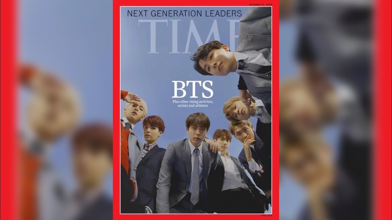 BTS (방탄소년단) makes the cover of TIME magazine - Next Generation Leaders ...