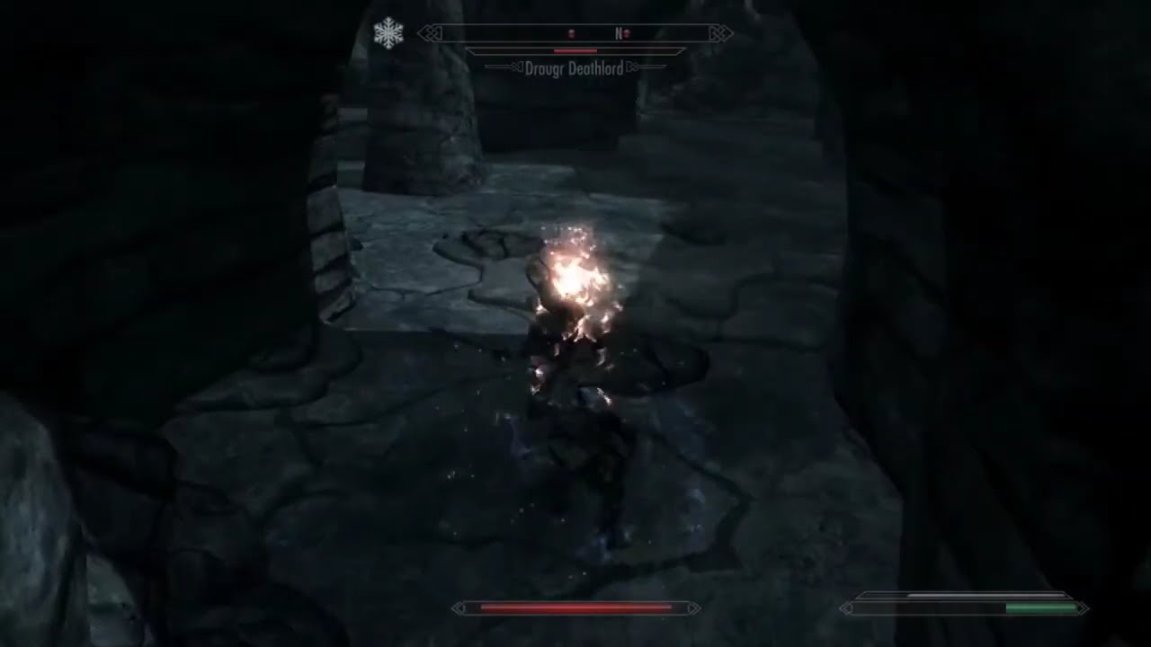 Skuldafn Skyrim AE - survival legendary difficulty - YouTube